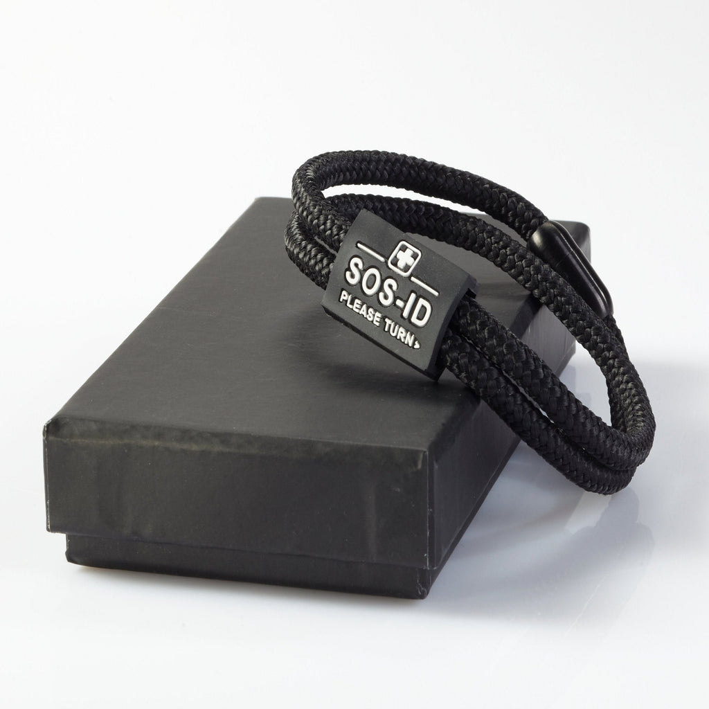 Das Original SOS-ID Armband LIFESTYLE mit digitalem Notfallpass.