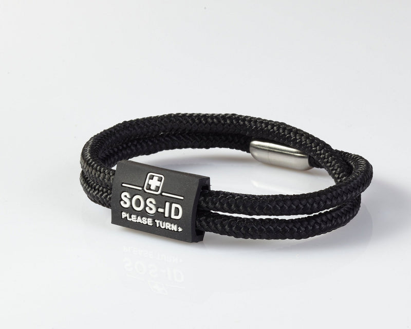 Das Original SOS-ID Armband LIFESTYLE mit digitalem Notfallpass.